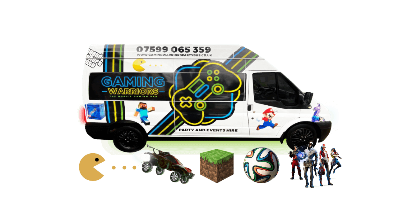 Hire Gaming Bus Surrey | Gaming Warriors - Mobile Gaming Bus Surrey ...